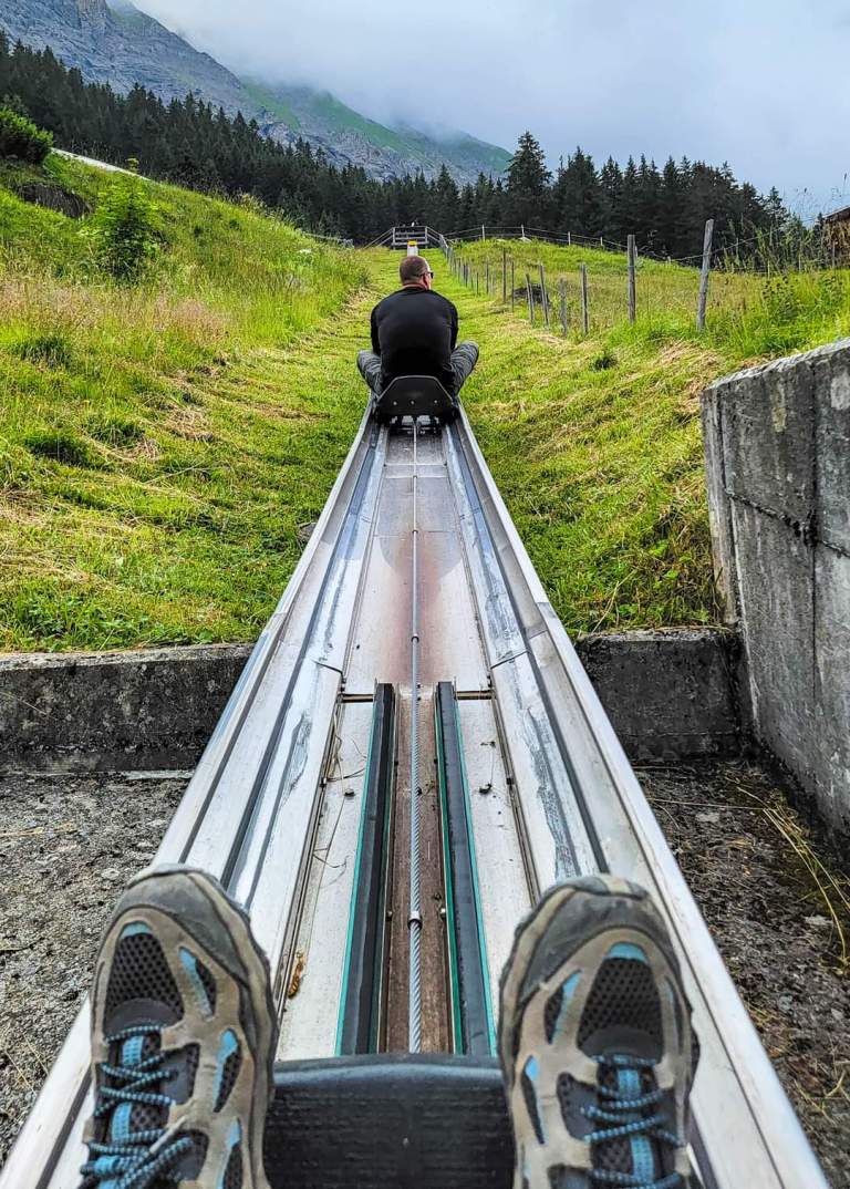 Switzerland – Kandersteg: Alpine Slide & Wanderwegin’ at Lake Oeschinen ...